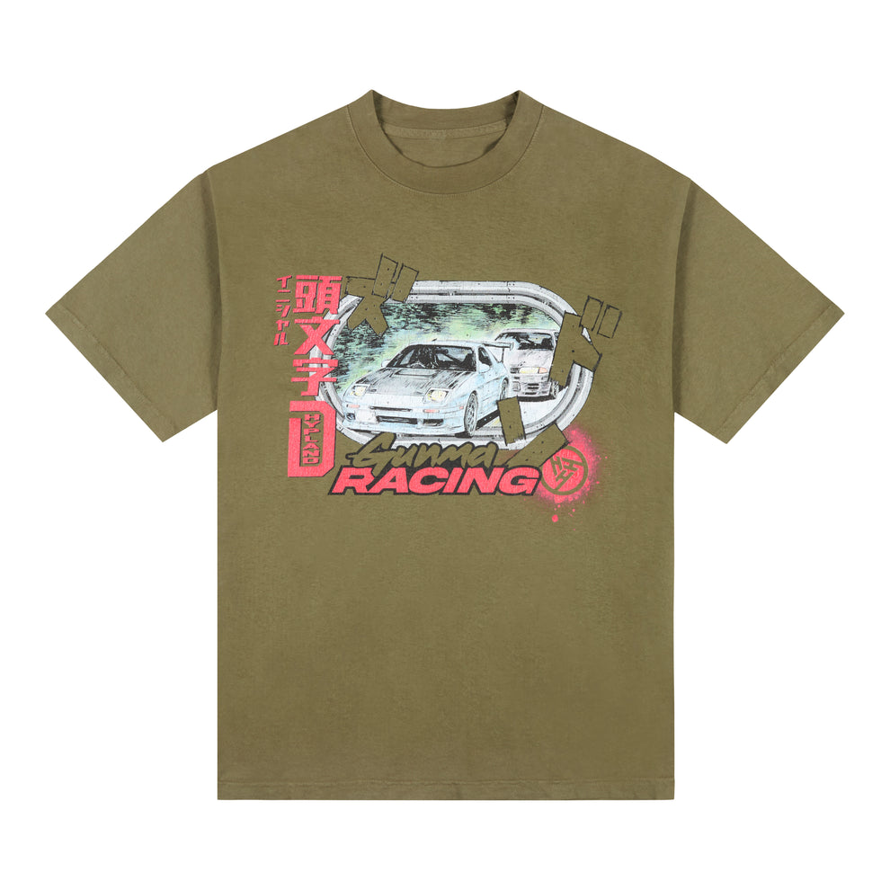 INITIAL D GUNMA RACING SHIRT (OLIVE) – Hypland