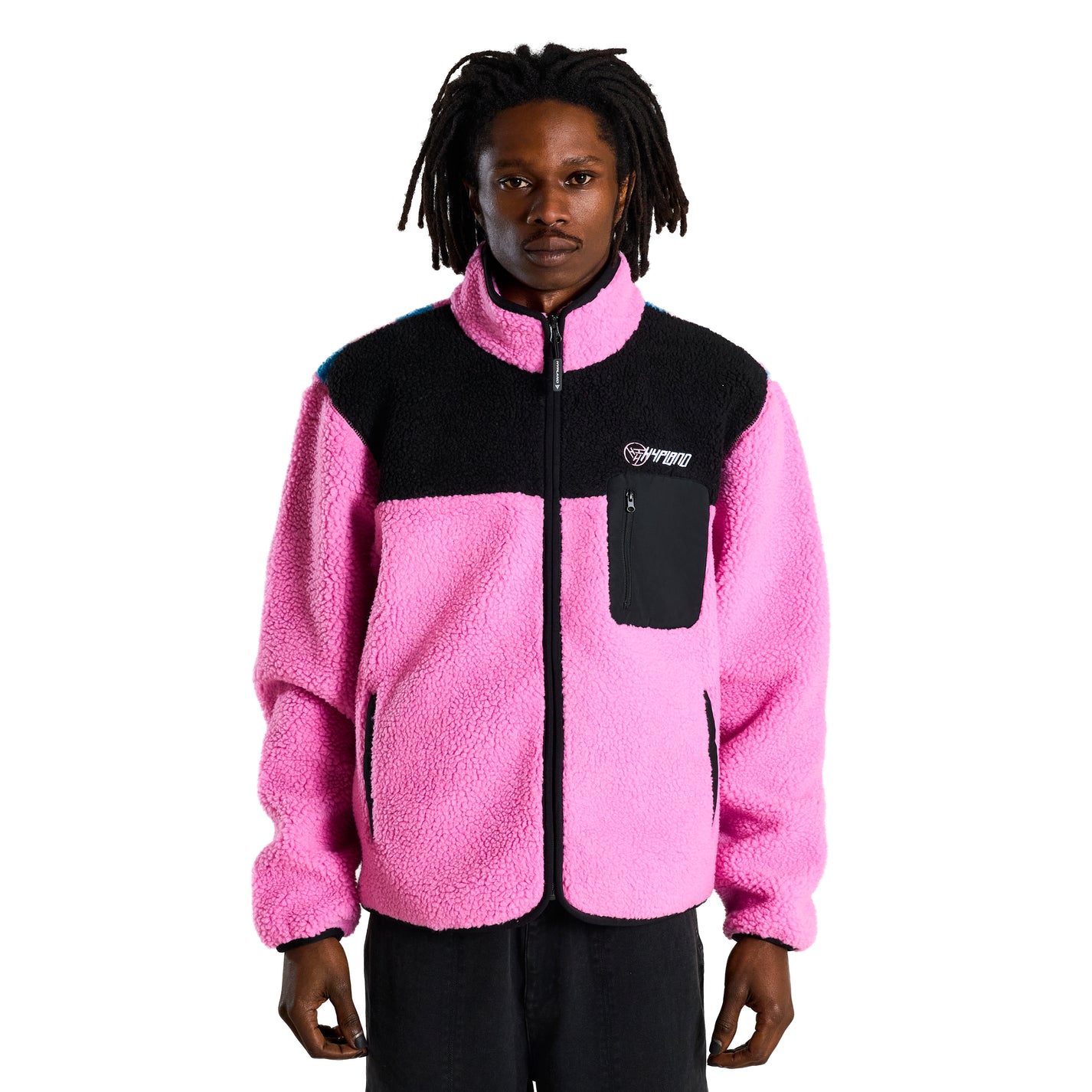 YUGIOH DARK MAGICIAN GIRL SHERPA JACKET (PINK) – Hypland