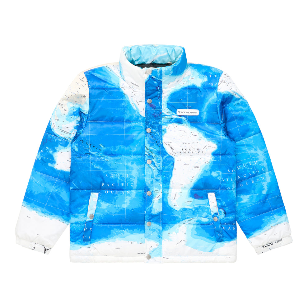 HYPLAND H+ ARCTIC PUFFER JACKET (BLUE) – Hypland