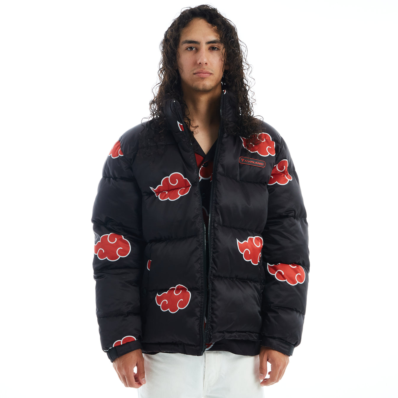 SHIPPUDEN AKATSUKI PUFFER JACKET (BLACK) – Hypland