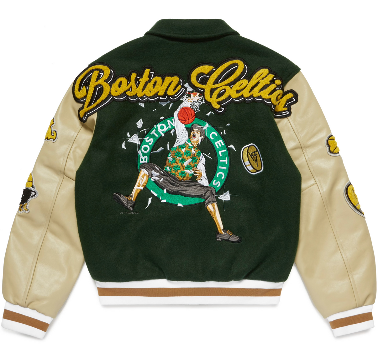 NBA BOSTON CELTICS VARSITY JACKET (GREEN) – Hypland