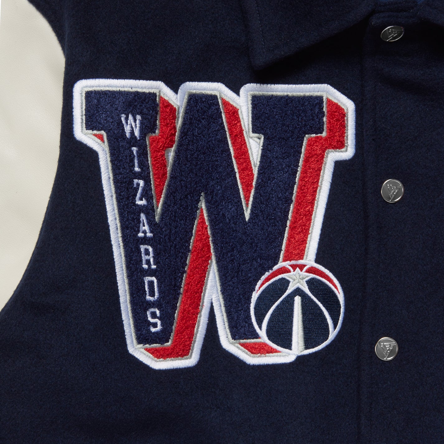 NBA WASHINGTON WIZARDS VARSITY JACKET (NAVY) – Hypland